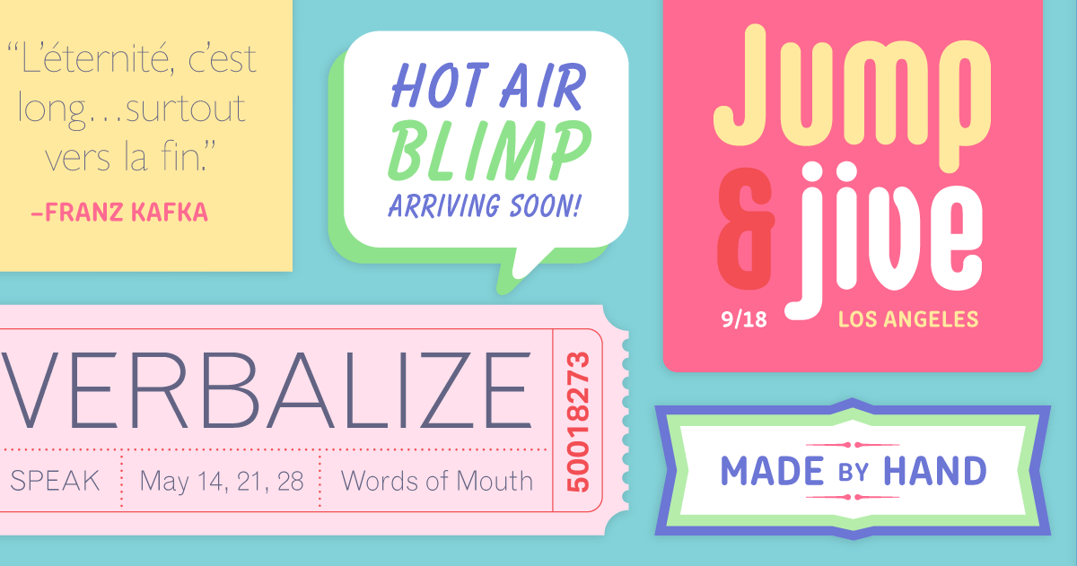 Browse fonts in the Fonts for Creative People font pack | Adobe Fonts ...