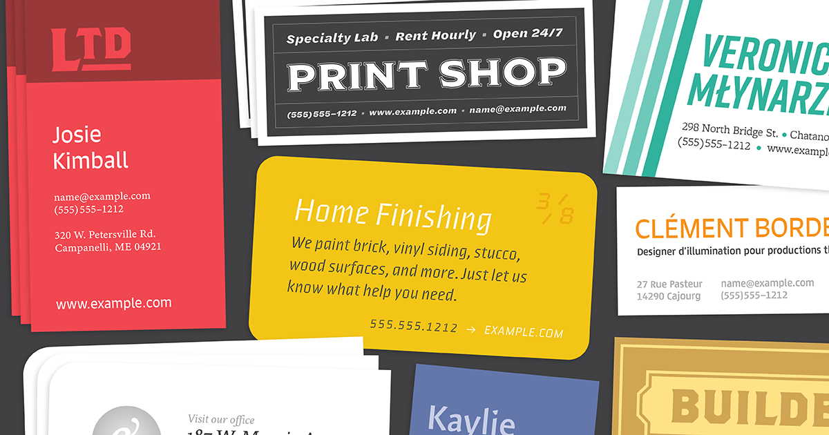 Browse fonts in the Business Card Pack font pack | Adobe Fonts | Adobe ...